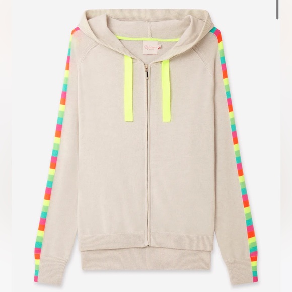 Brodie Cashmere | Sweaters | Whisper By Brodie Rainbow Zip | Poshmark